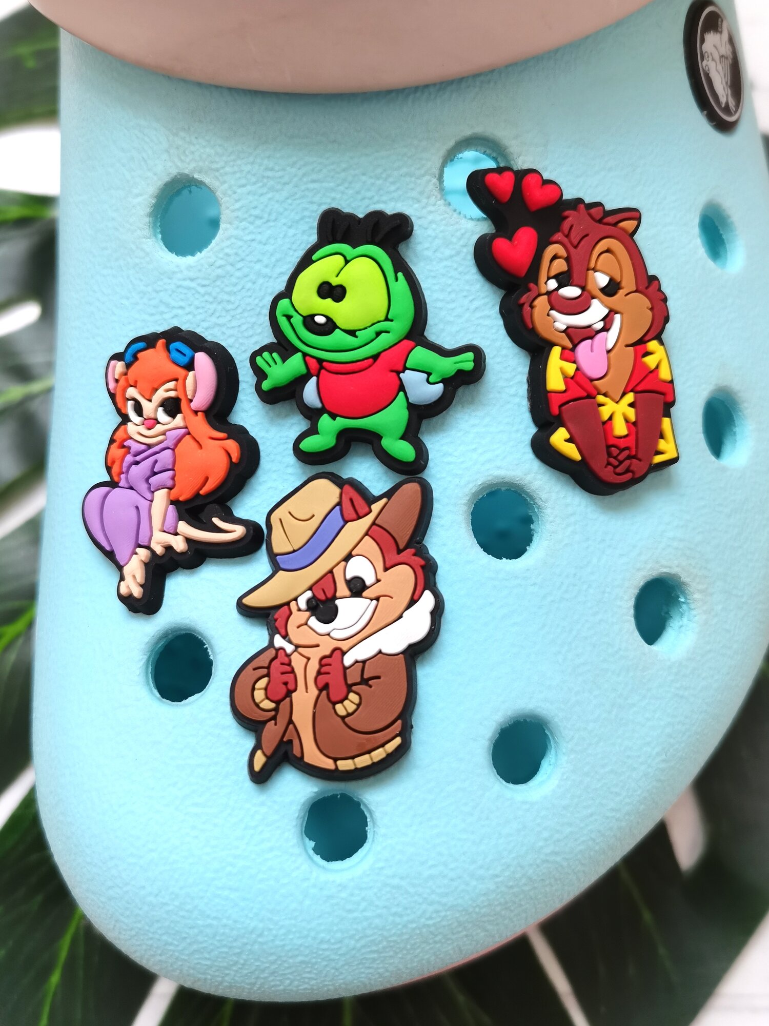 Джибитсы для Crocs Чип и Дэйл Вжик Гаечка