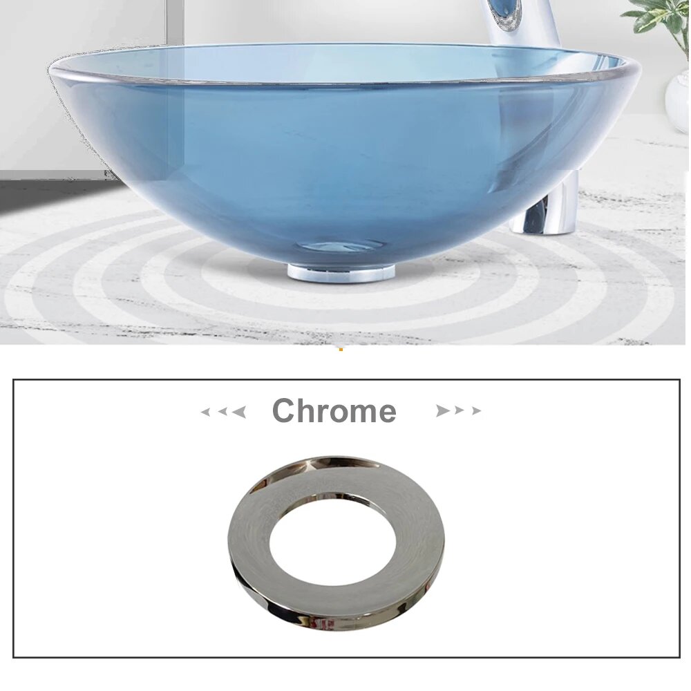 Монтажное кольцо для стеклянной раковины Chrome Ring