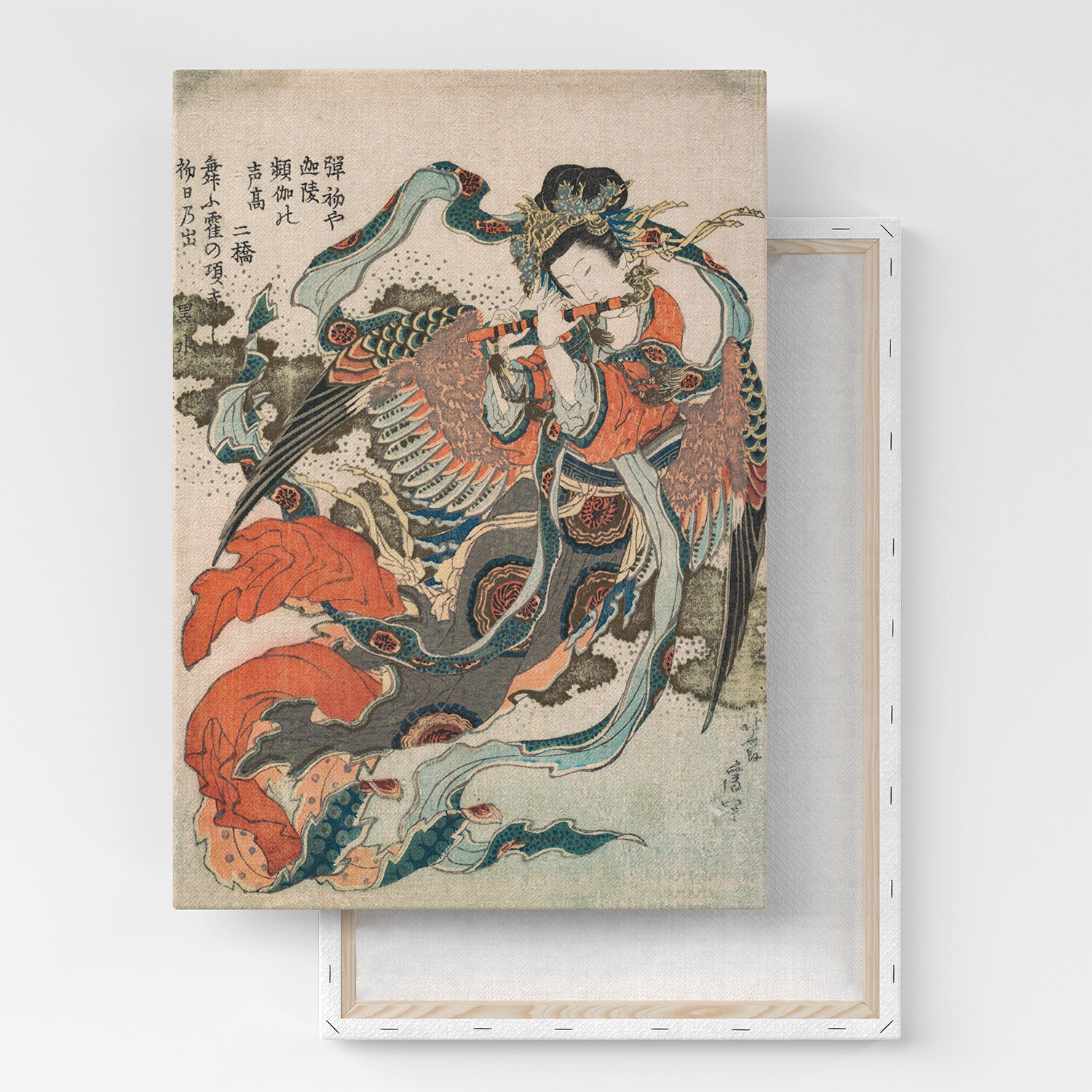 Картина на холсте, репродукция / Кацусика Хокусай / Размер 40 x 53 см