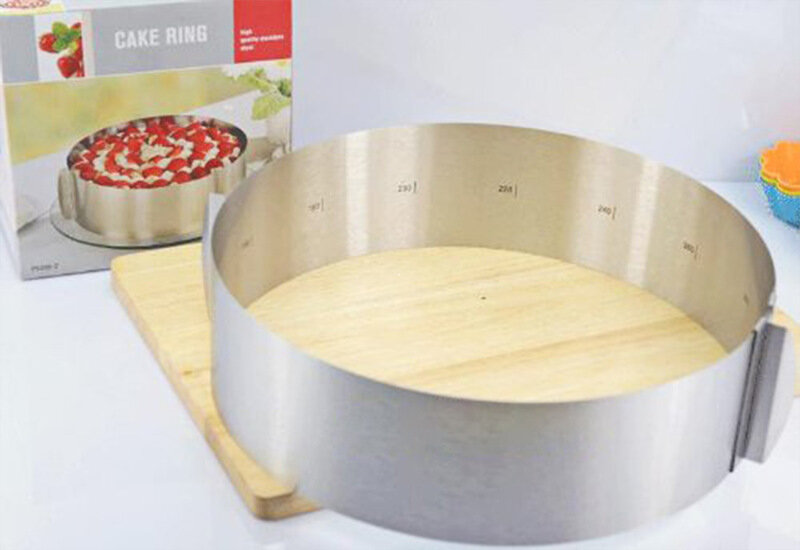 Форма для торта регулируемая "Cake Ring" WF-234 КН-1793, Ø 16-30 см, высота 10 см