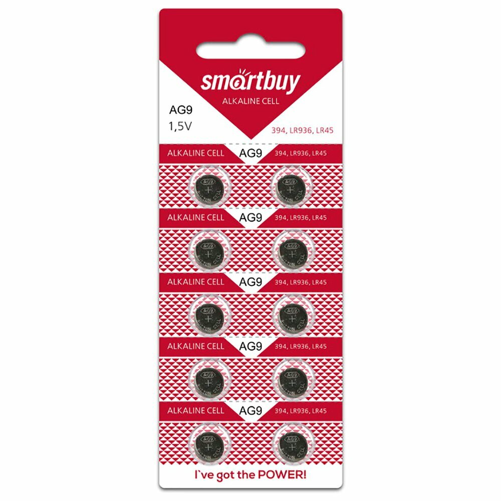 Батарейка Smartbuy G9 10 шт