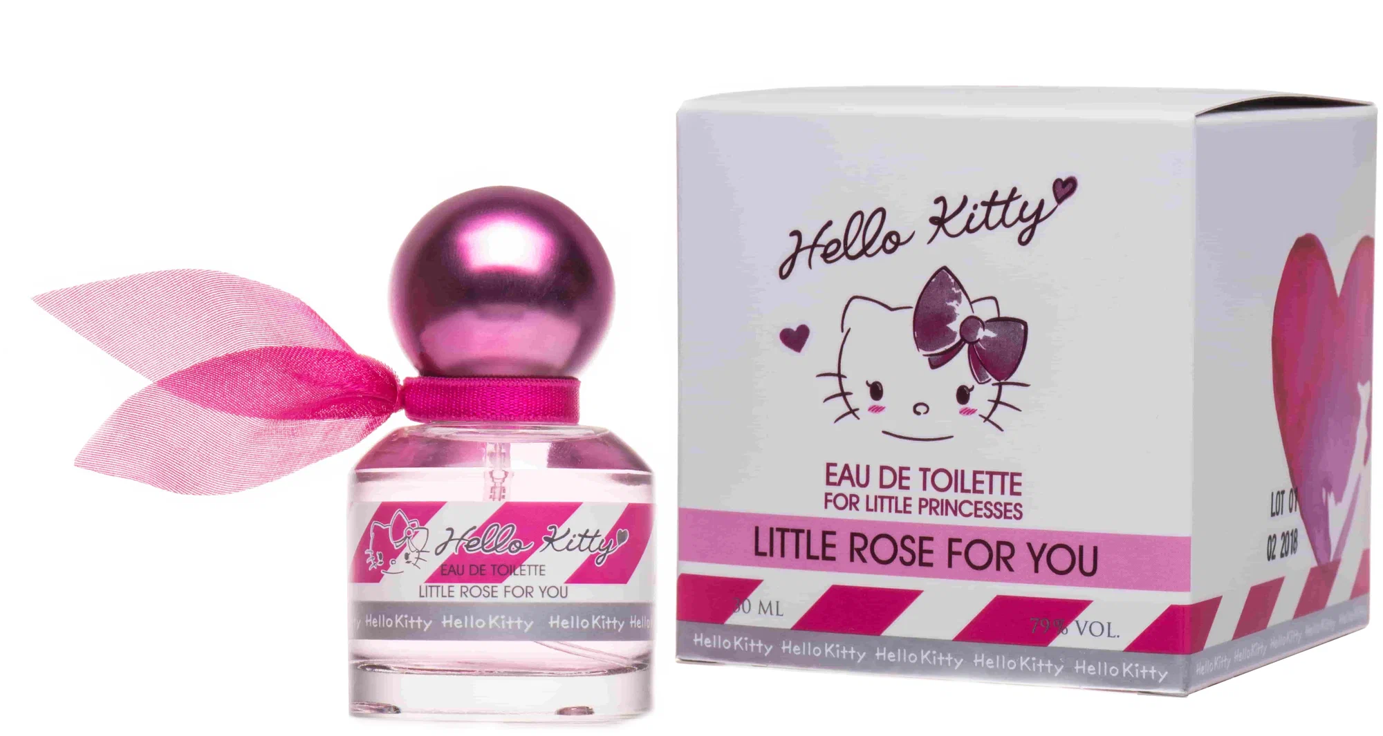 Ponti Parfum woman Hello Kitty - Little Rose For You Туалетная вода 30 мл.