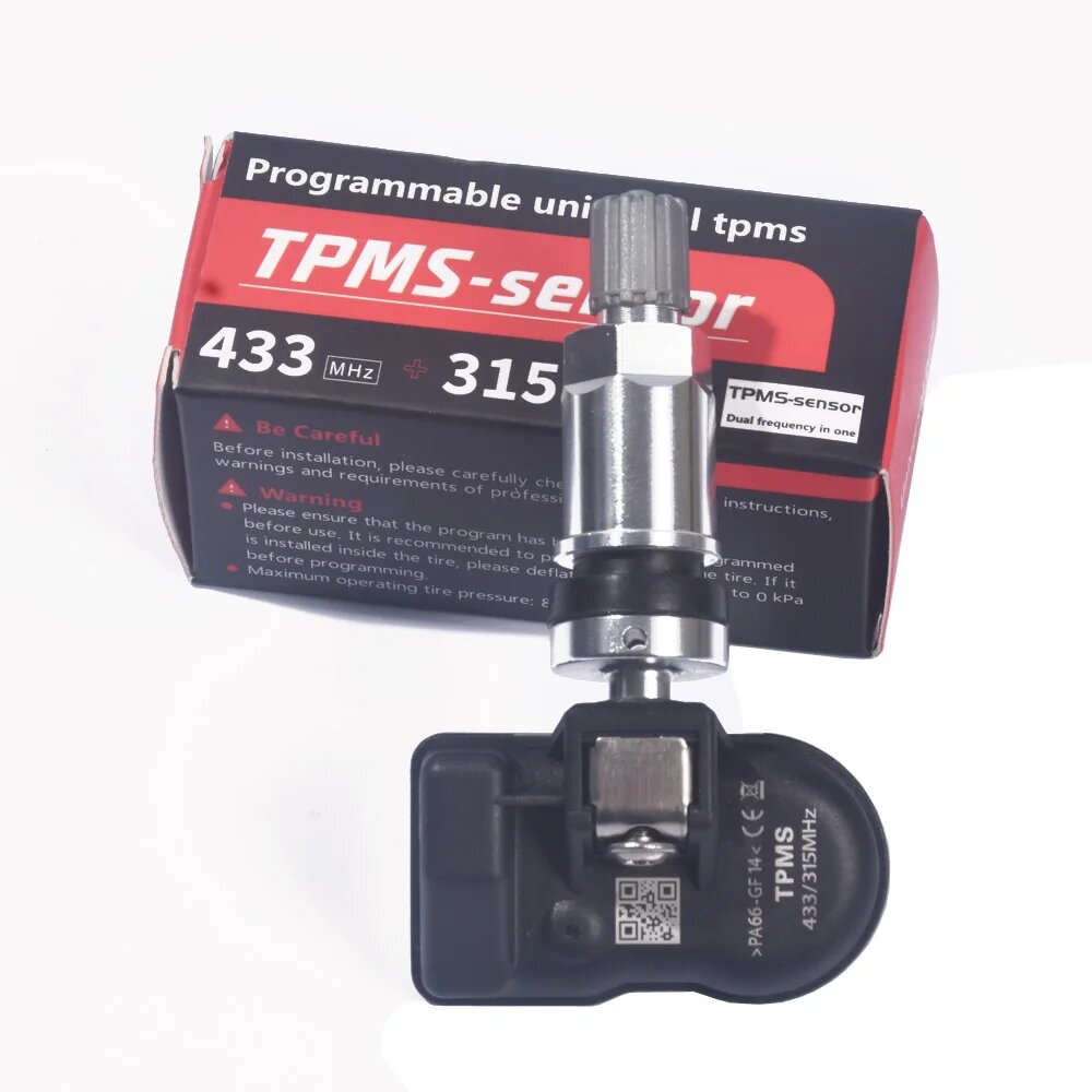 TPMS-сенсор программируемый 433MHz/315MHz, 1pcs metal