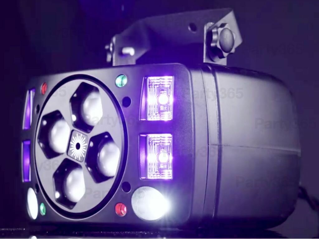 Светомузыка лазерный проектор диско 5в1 с ультрафиолетом, светомузыка для вечеринки, клубов, баров и праздника-W-xtr