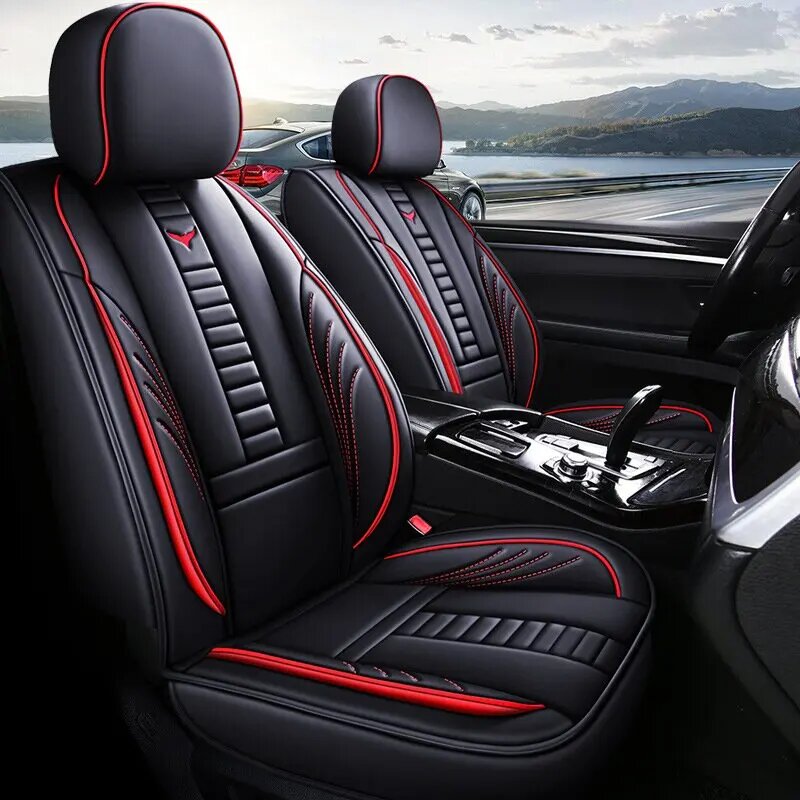 Комплект чехлов на автомобильные сиденья для Ford Focus 2 Fiesta Focus 3 Mondeo mk4 Focus mk2 Focus Fusion Kuga Ranger Focus mk3 Fiesta mk7 Mondeo mk3 2pc seat cover