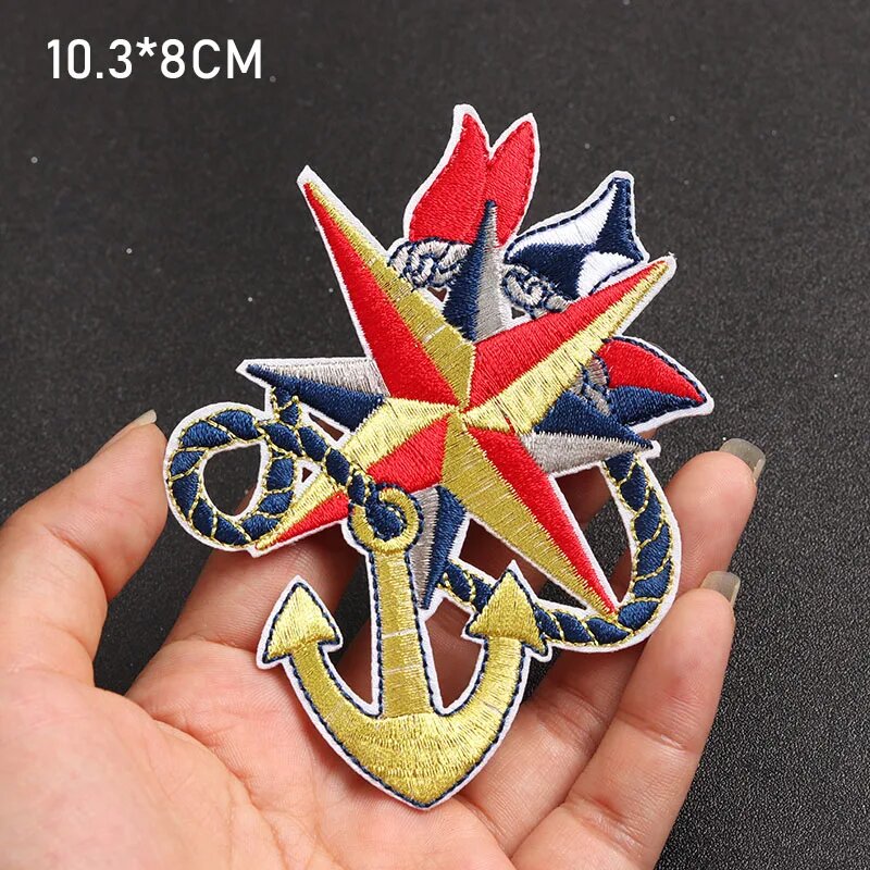 Патчи с вышивкой якоря для одежды G-BT0042-5