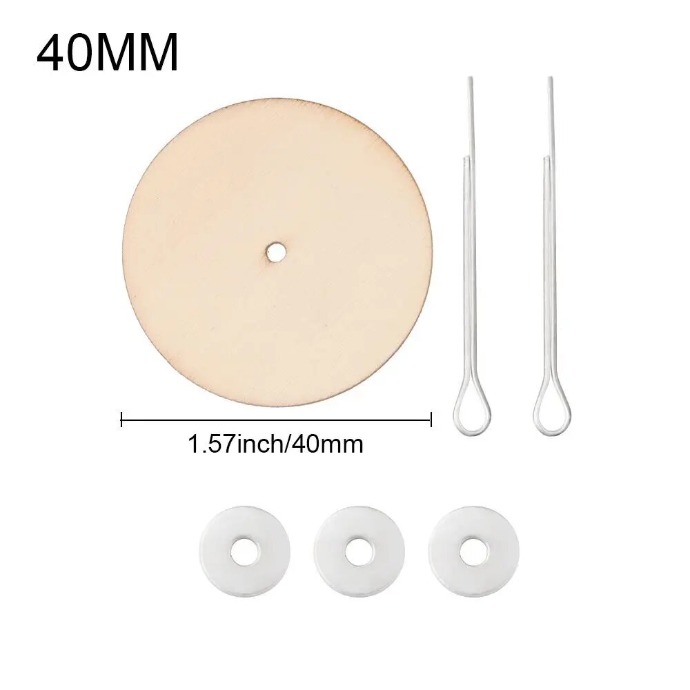 Соединители деревянные 40MM для кукол, 10 шт.