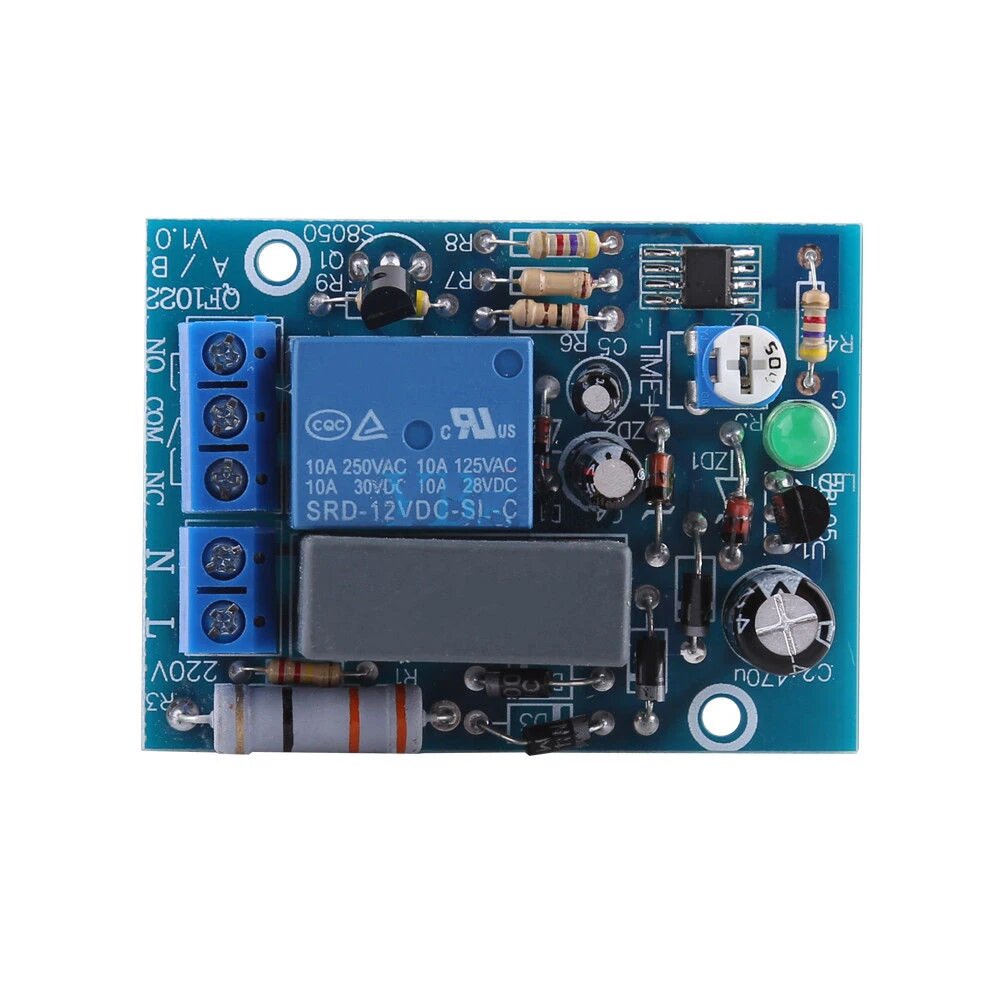 Релейный модуль задержки выключения 220V 0-10S