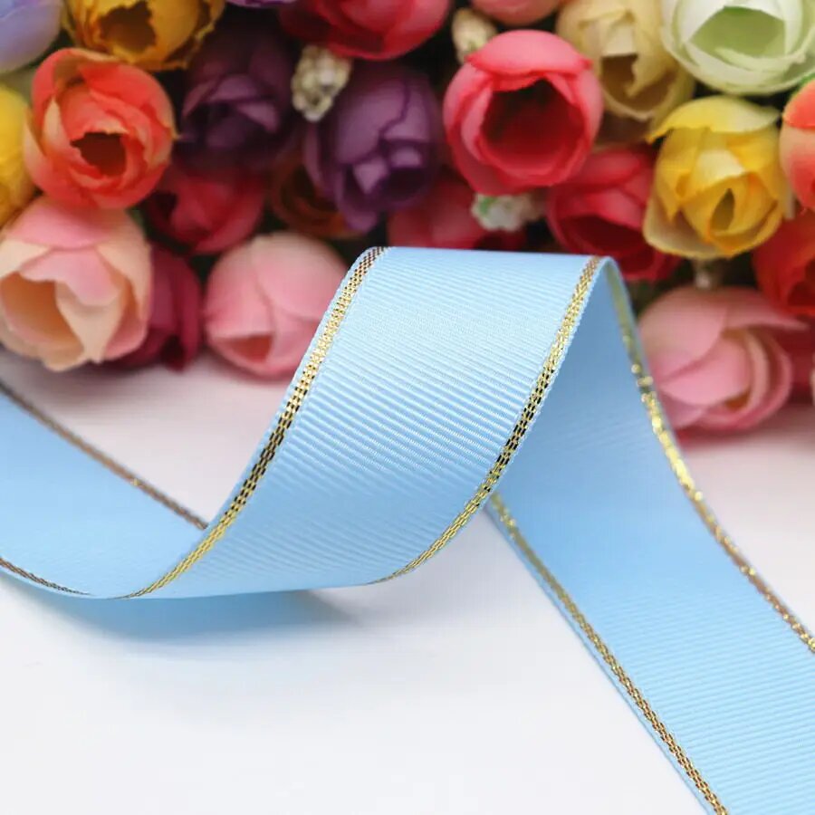 Блестящая репсовая лента edoyoyo 10/25/38 мм