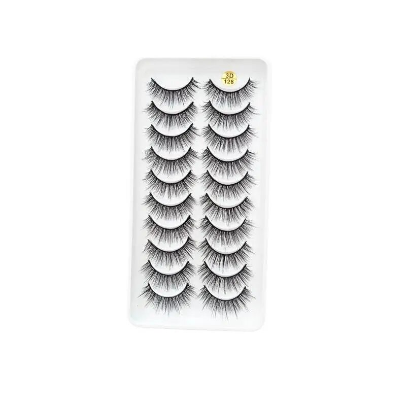 3D накладные ресницы LTWEGO 10 пар, цвет 10Pairs-3D128