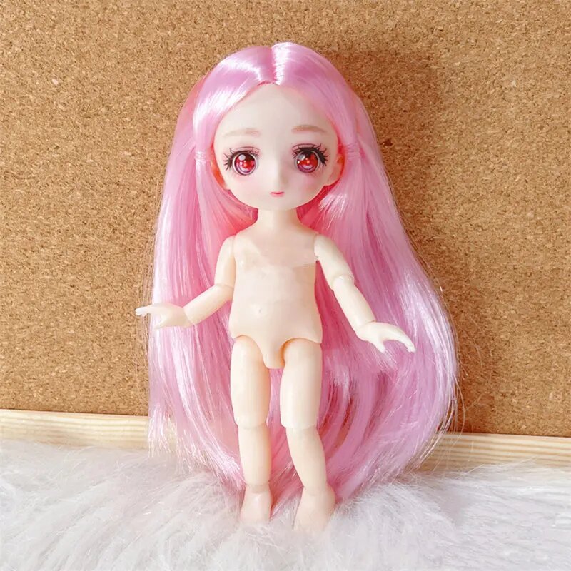 Fradoo аниме кукла 1/8 пластиковая 16 см Розовый, Pink A, 16cm Doll