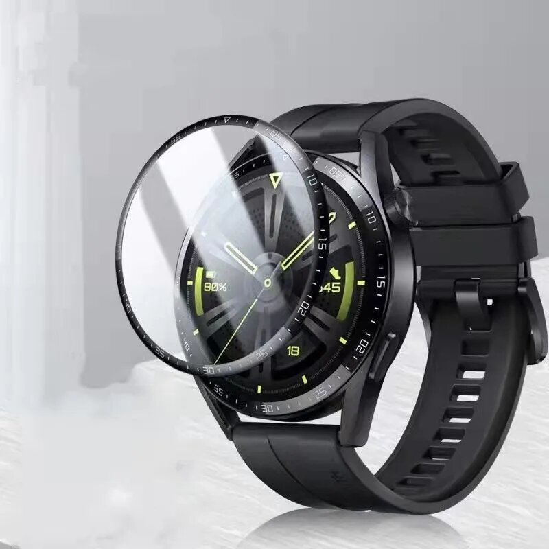 3D HD закаленная полноэкранная защитная пленка для Huawei Watch GT3 GT 3 46 мм, устойчивая к царапинам пленка для экрана GT3 46 мм, аксессуары