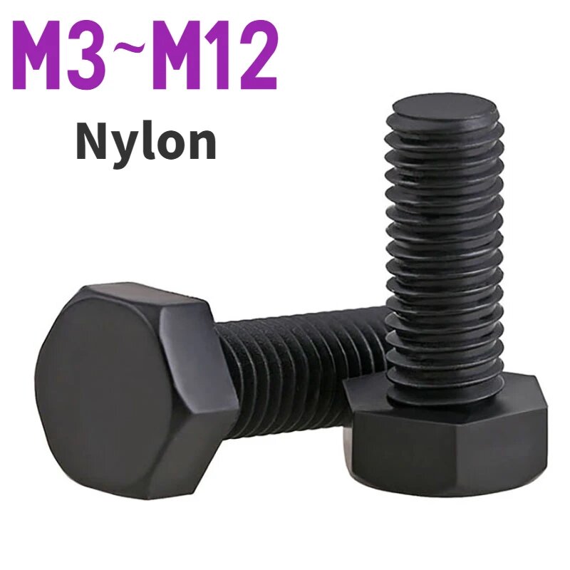 Винты нейлоновые M3x6 мм, 50 шт.
