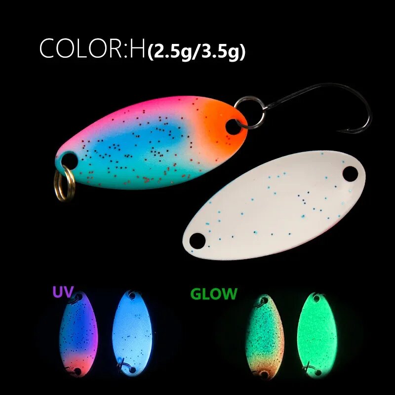 Блесна ложка Мусслз Color: H 2.5g/3.5g