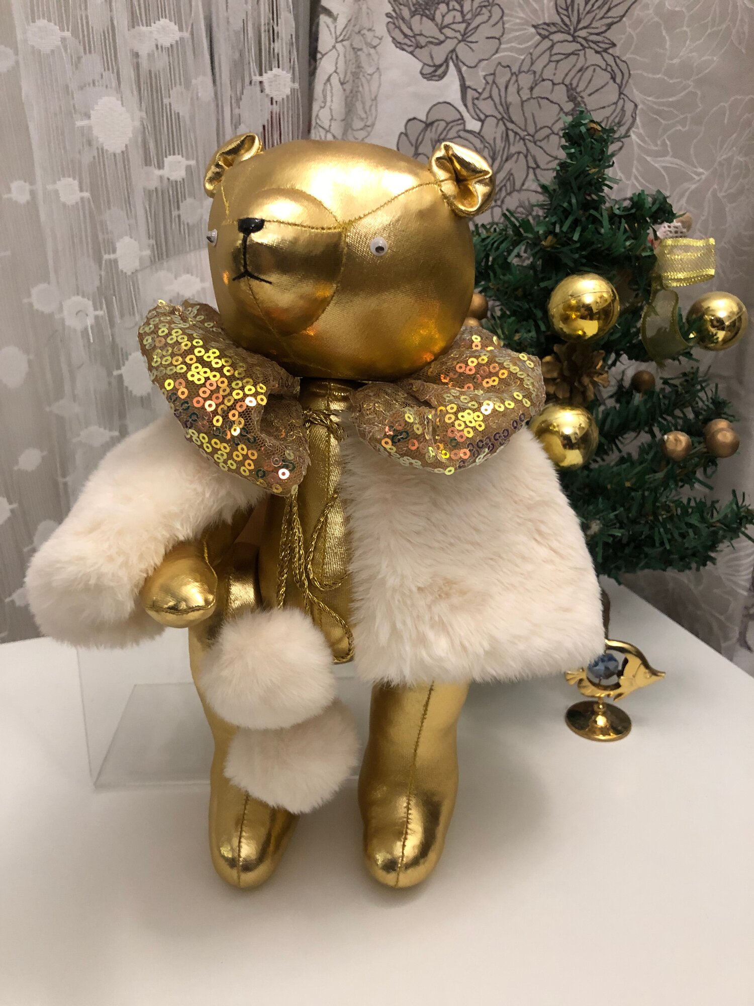 Мишка Тедди Автор Мила Булавина, 30см, текстиль, подарочная упаковка