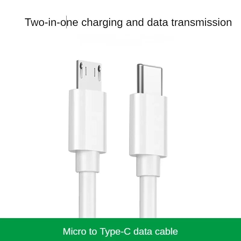 Кабель типа C — Micro USB, адаптер для быстрой USB Type-C для мобильного телефона Samsung Huawei Xiaomi MacBook Pro OTG, кабель Micro USB 1 м