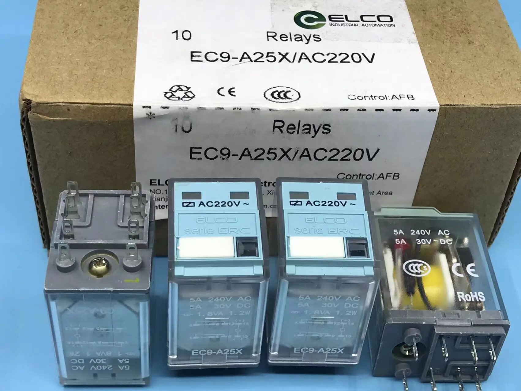 Реле FUNKWARD EC9-A25X/AC220V EC9-A25X DC24V