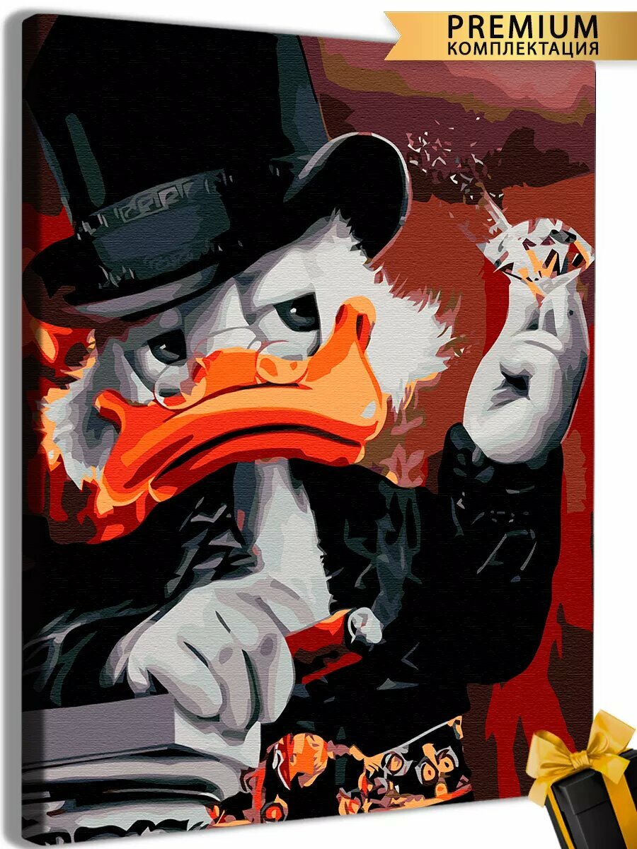 Картина по номерам Арт-студия Unicorn Скрудж Макдак