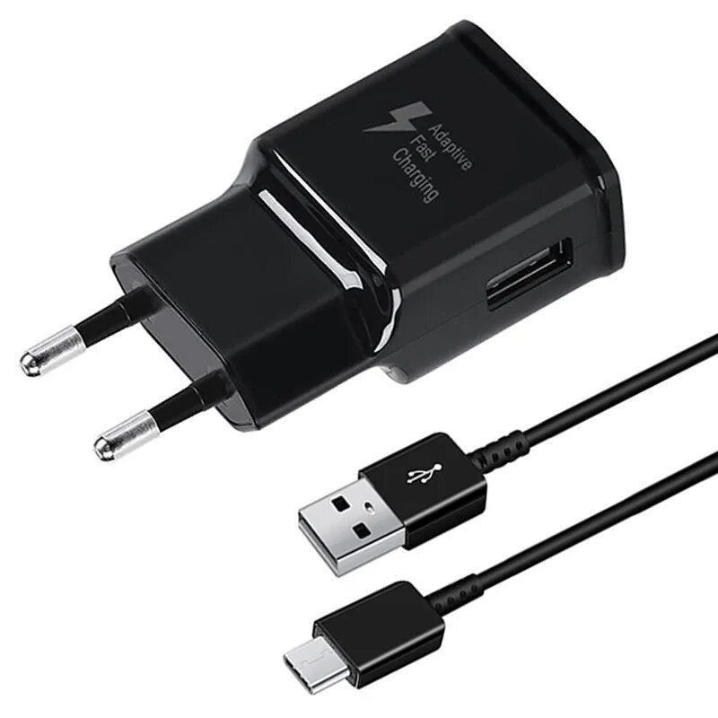 SAMSUNG адаптер EU с кабелем USB-C, 15 Вт, быстрая зарядка