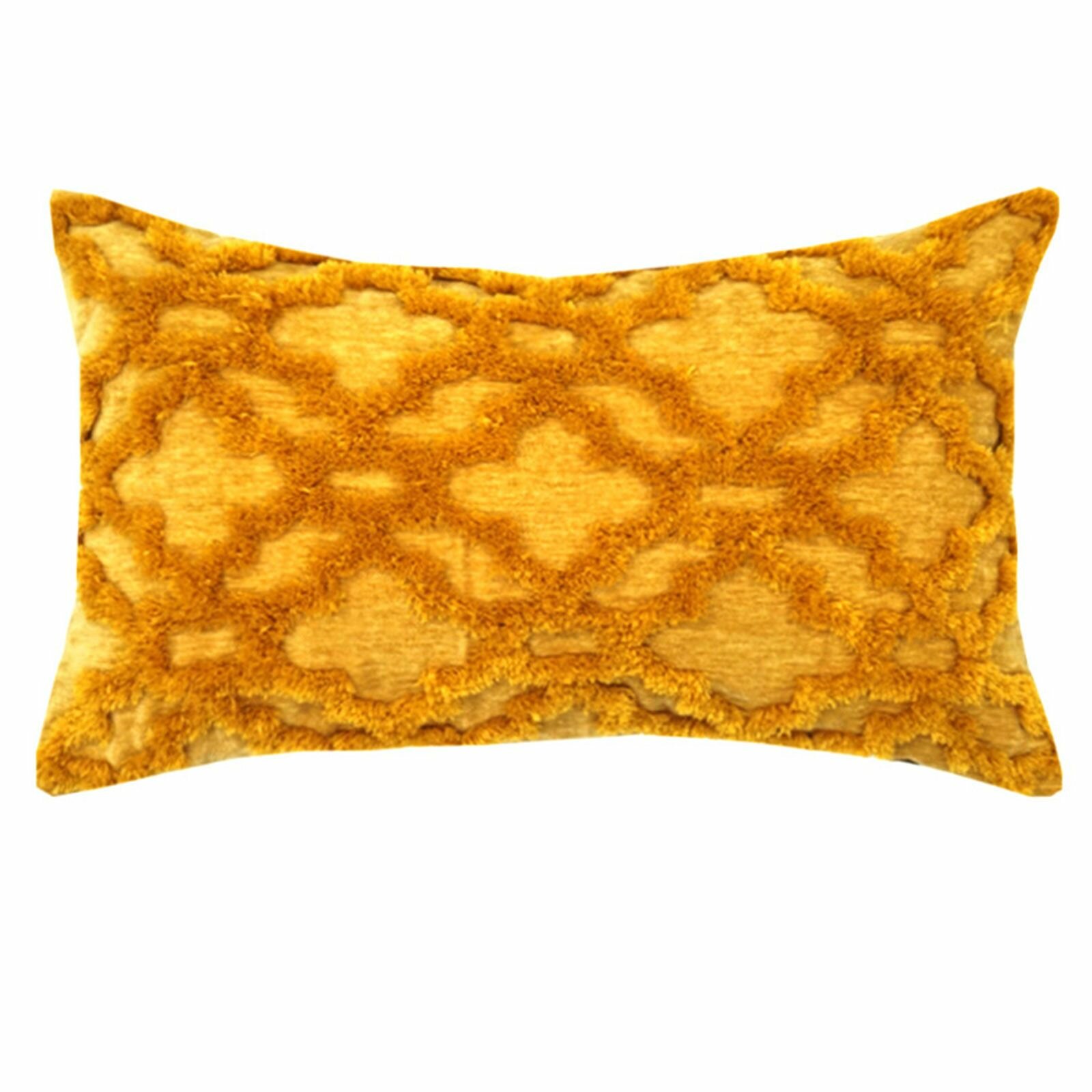 Марокканская двухсторонняя плюшевая подушка для чехла с геометрическим узором и тафтингом