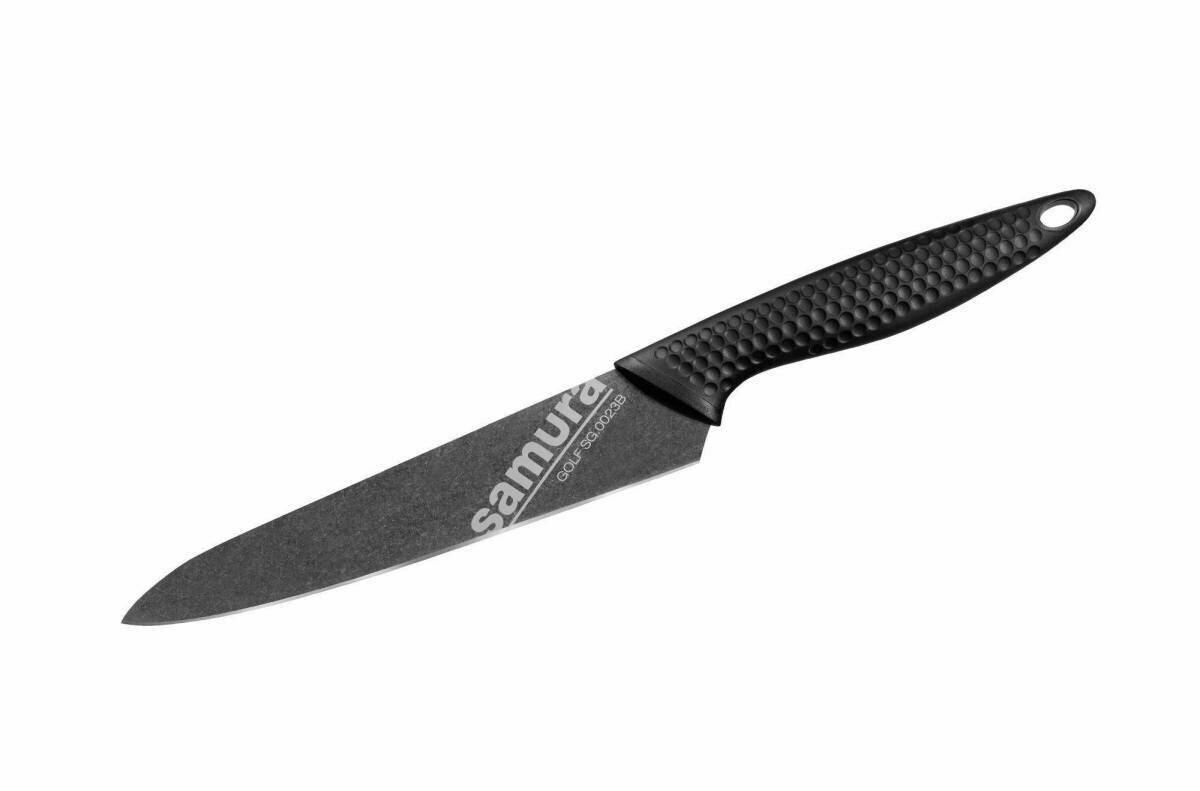 Нож кухонный универсальный 158 мм Samura Golf SG-0023B/K