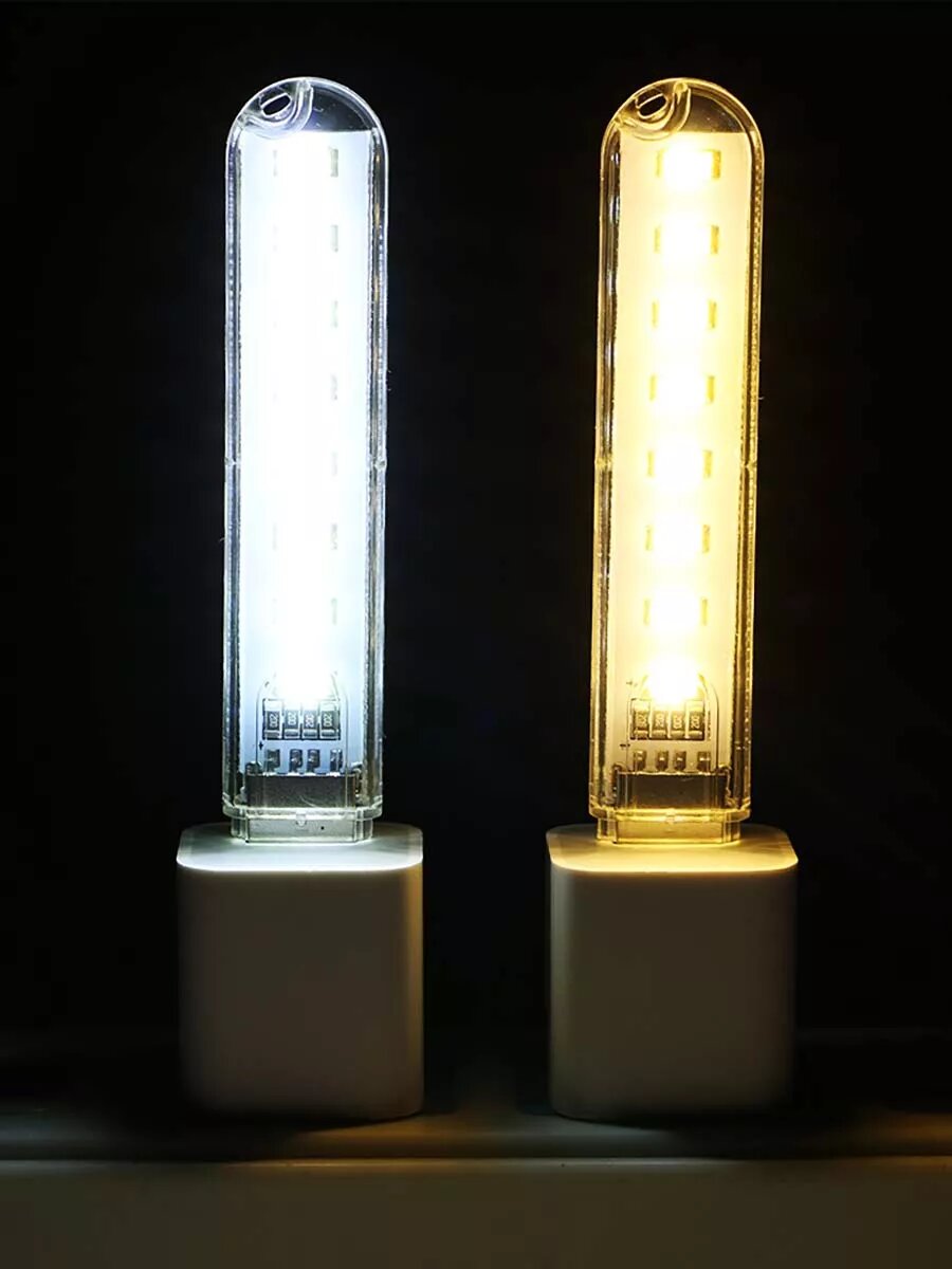Компактный светодиодный USB светильник для ноутбука 8LED