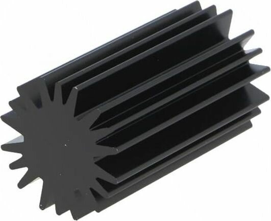 Радиатор FISCHER ELEKTRONIK SK 58537.5SA LED 20x37.5мм черный, 1 шт