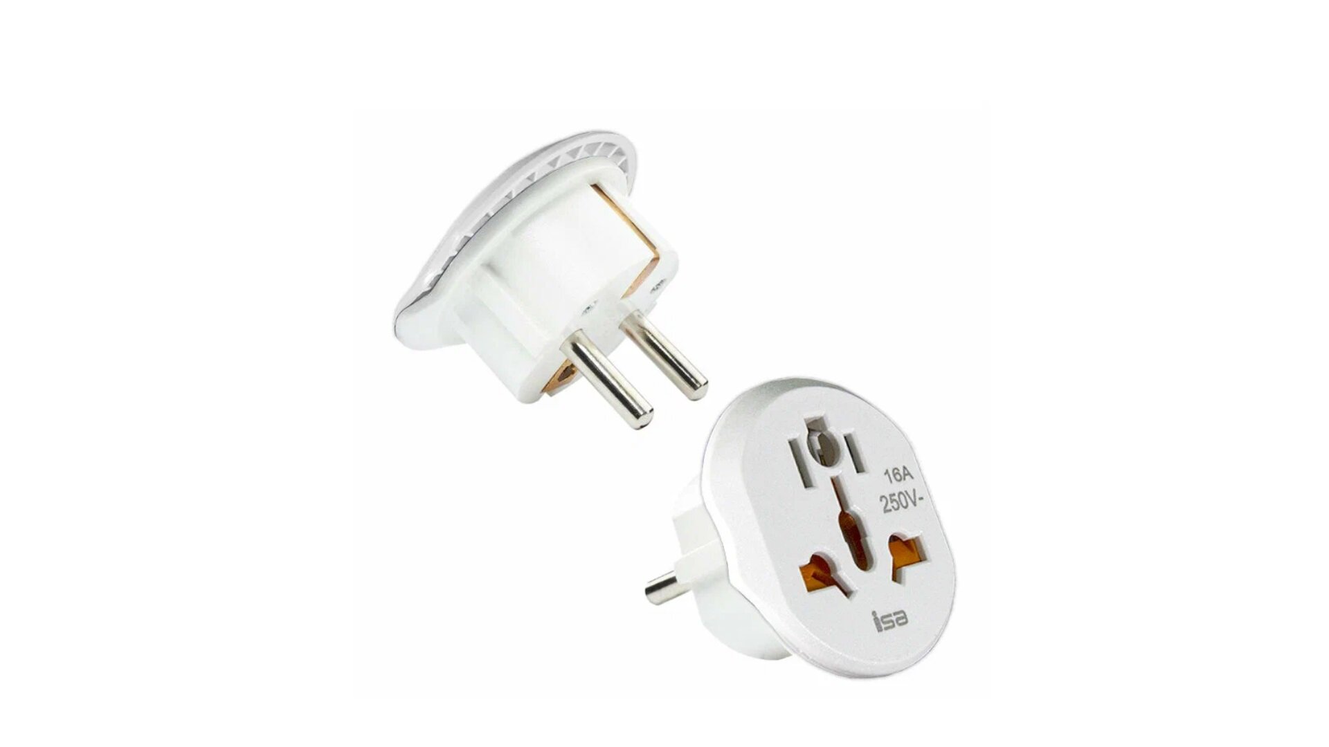 ISA переходник на все виды розеток, EU to CN/US/DE/UK/AU, 3520W, Белый