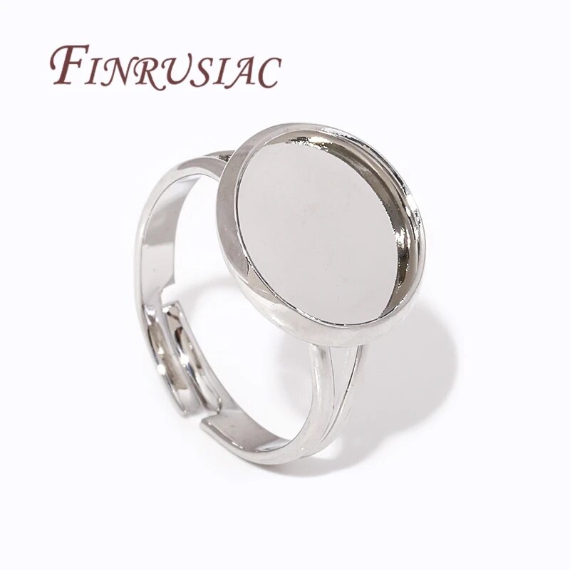 Основа для кольца FINRUSIAC, Rhodium Plated