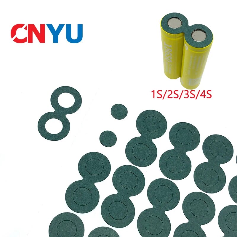 1S/2S/3S/4S 18650 Li-Ion для изоляции аккумулятора, упаковка прокладок, клейкая бумага для ячменя, клей для рыбьего электрода, изолированные прокладки