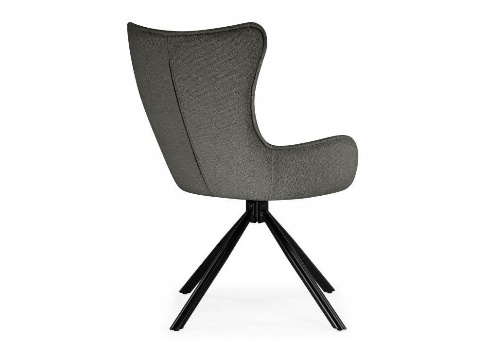 Стул на металлокаркасе Woodville Стул на металлокаркасе Chicago light gray / black legs KD - комплект из 2 шт — фото 1