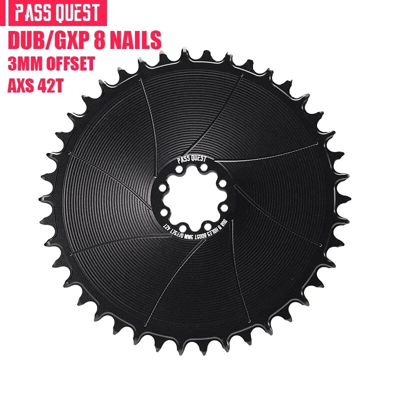 PASS QUEST Кассета 42T AXS BLACK ROUND