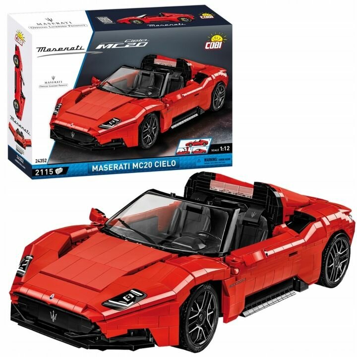 Конструктор пластиковый Cobi Maserati MC20 Cielo - Мазерати - 2115эл. - Коби 24352