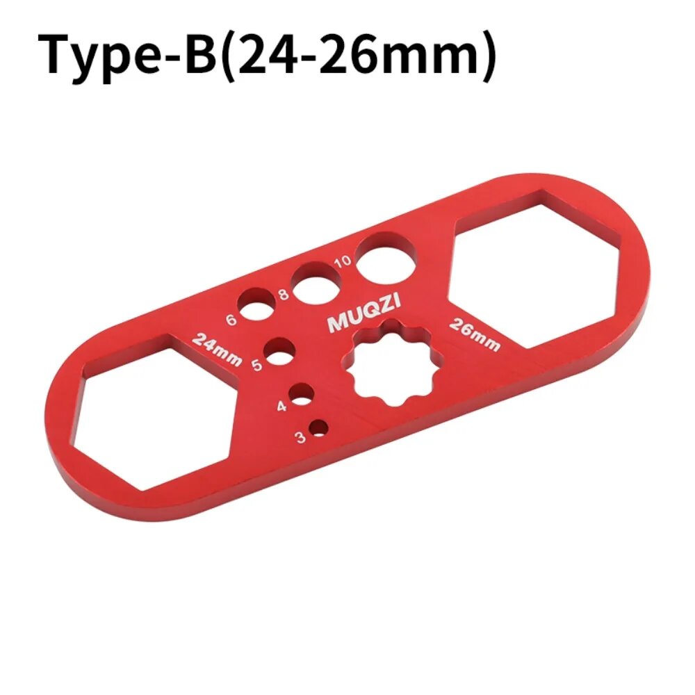 Красный многофункциональный гаечный ключ 24-26mm SUNTOUR