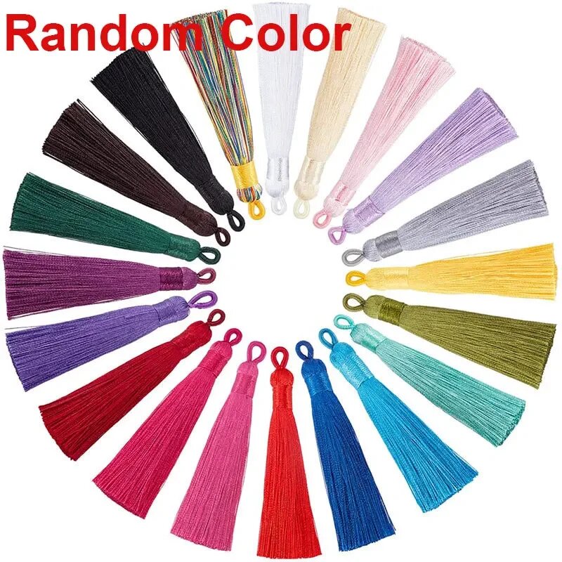 Кисточки из искусственного шелка, RandomColor, 8 см