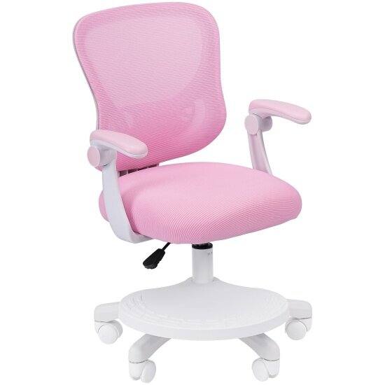 Кресло детское Chairman CH106 розовый, с подножкой