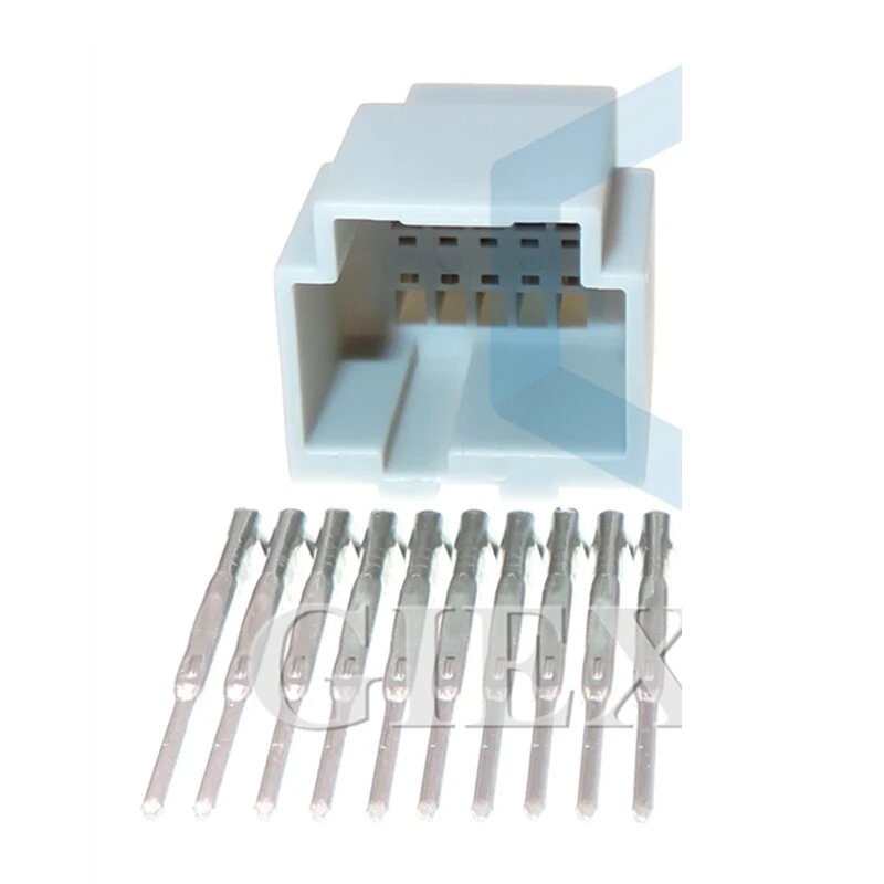 Автомобильный разъем 30968-1100, 10 контактов, Цвет: 2 Sets Male