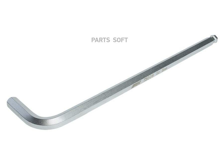 JTC73008 JTC Ключ шестигранный Г-образный экстрадлинный с шаром H8, длина 200мм JTC