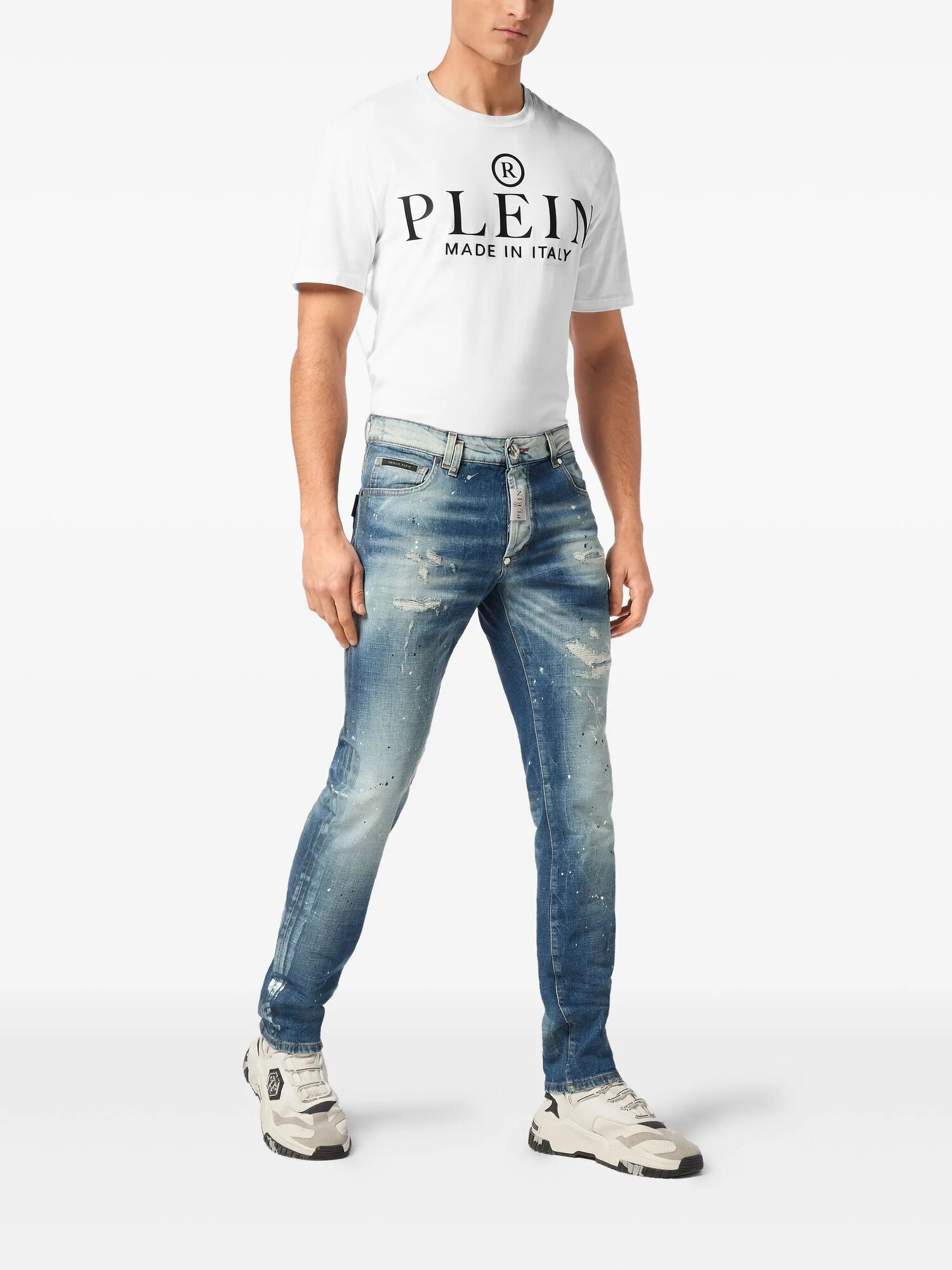 Джинсы PHILIPP PLEIN, размер 36, синий — фото 1