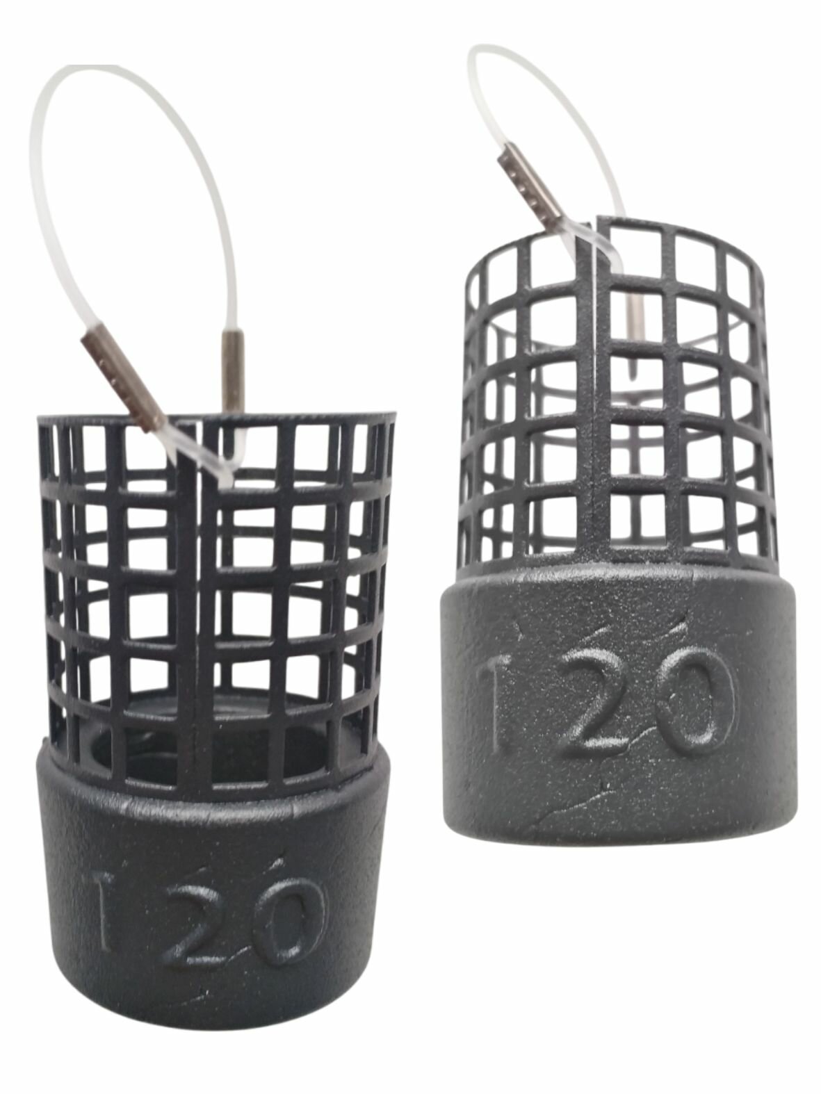 2 ШТ. Кормушка фидерная Дюза черная 120 гр. для реки с умеренным или сильным течением