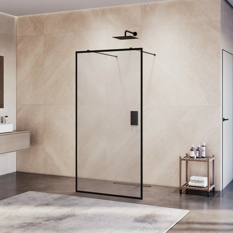 Душевая перегородка RGW Walk In, 2 входа, безрамная, 100x200 см