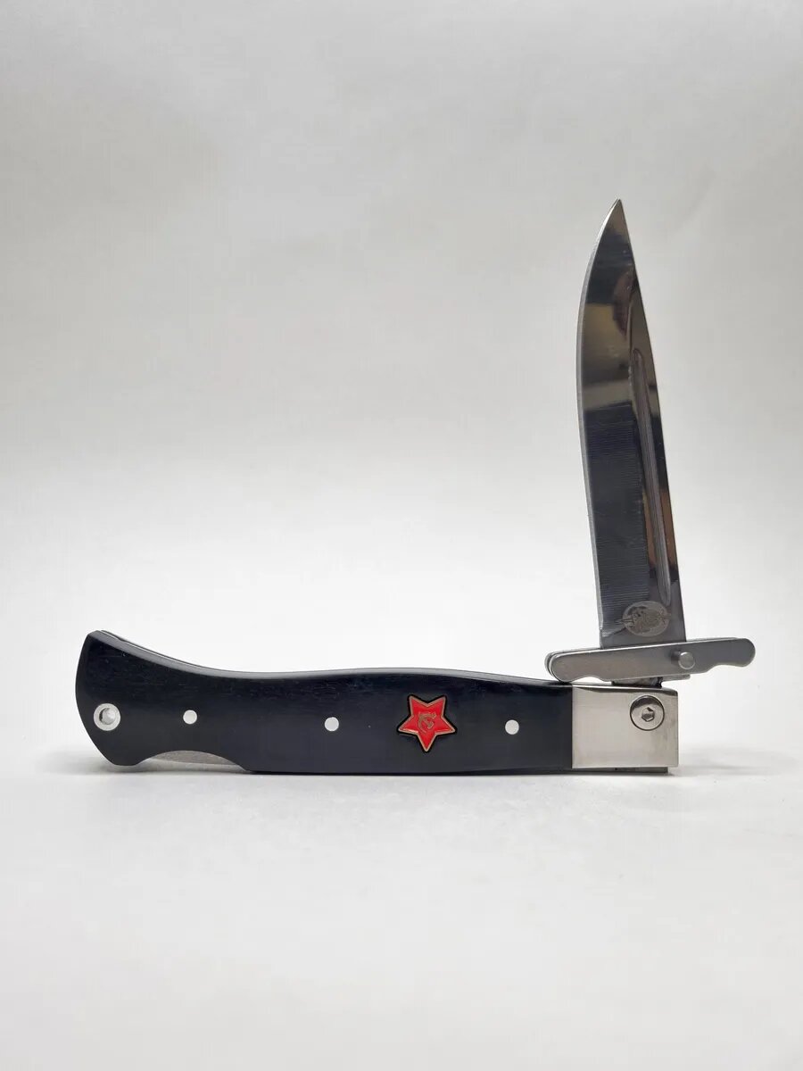 Нож складной Финка НКВД, Сталь 440С