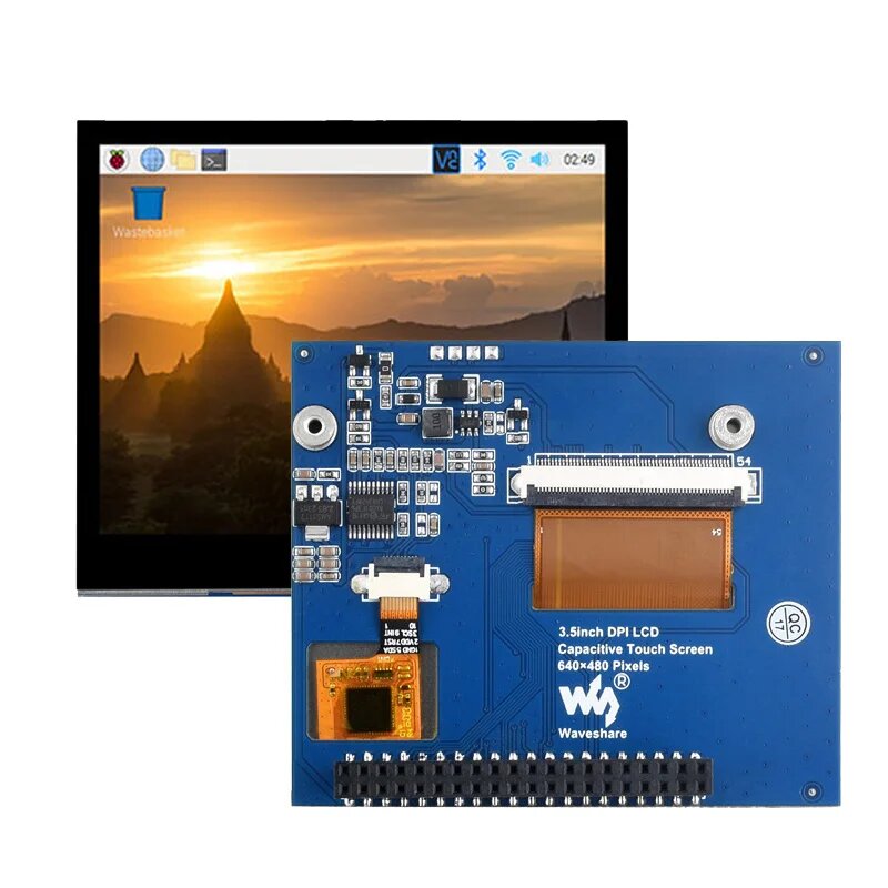 Spotpear 3,5 дюймовый емкостный ЖК-дисплей 640x480 для Raspberry Pi