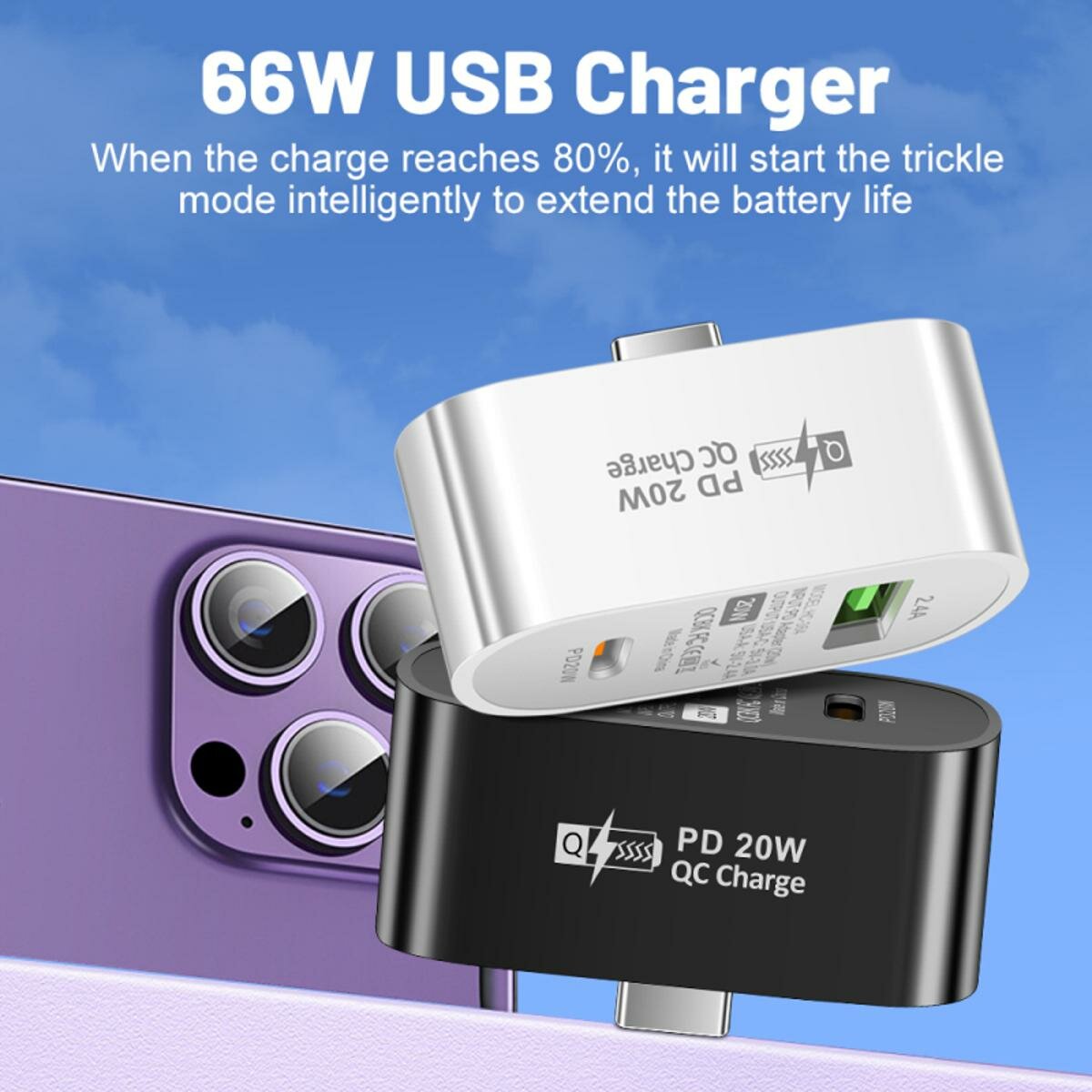PD 20 Вт 2 в 1 USB C концентратор док-станция зарядное устройство QC 3.0 быстрая зарядка USB удлинитель адаптер типа C для 14 13 Pro Max Samsung