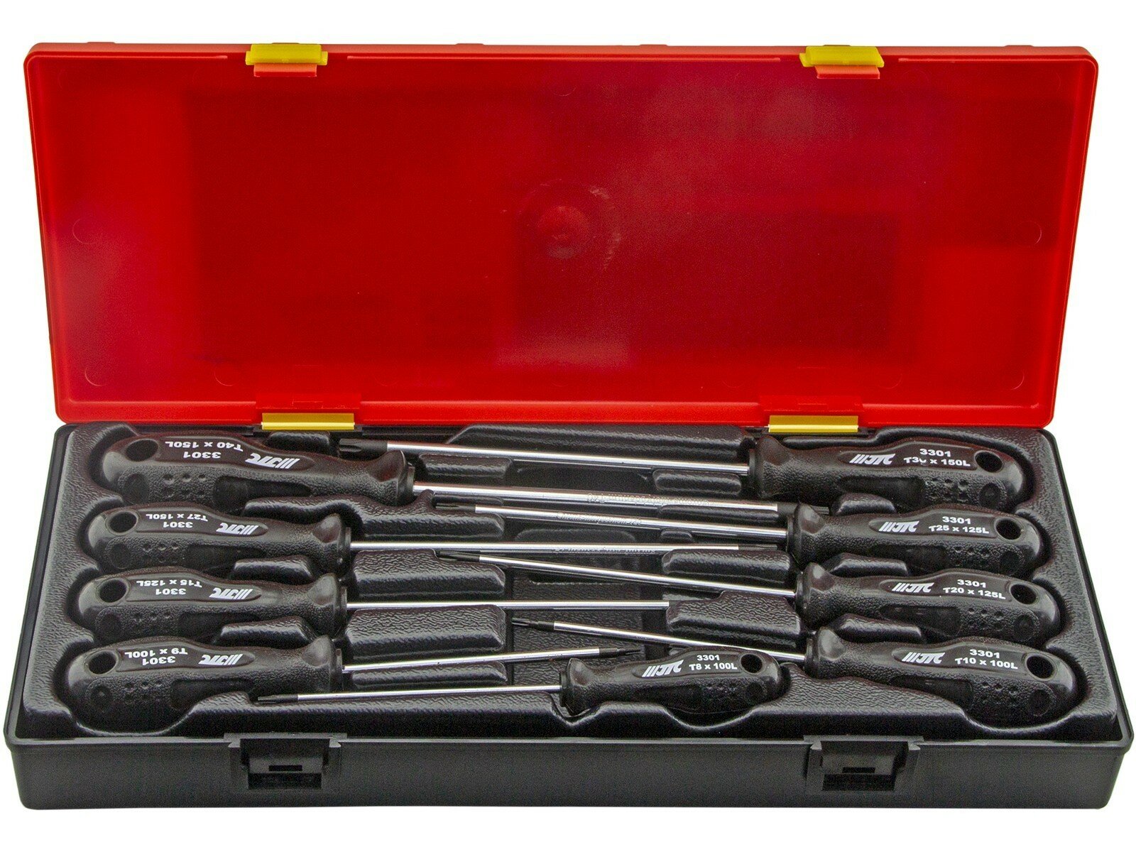 JTC-K7091 Набор отвёрток TORX Т8-Т40 (в кейсе) 9пр.