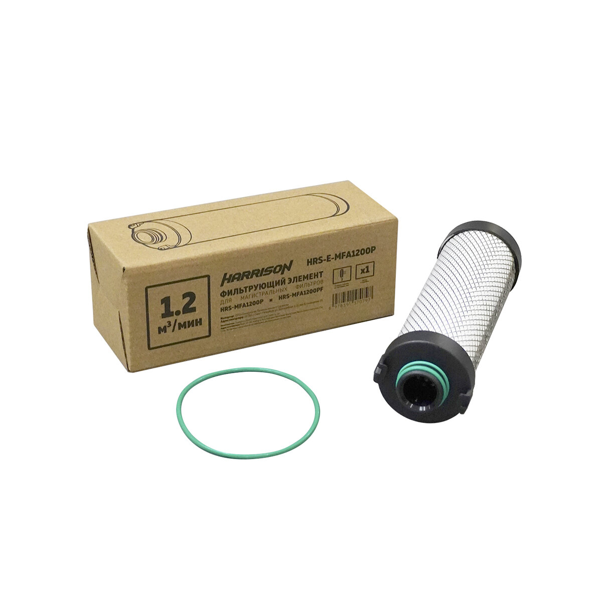 Фильтрующий элемент для магистральных фильтров HRS-MFA1200P и HRS-MFA1200PF 1200 л/мин 3 мкм HARRISON HRS-E-MFA1200P