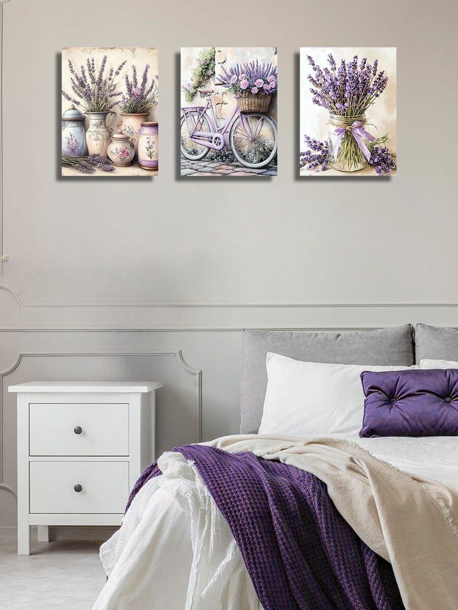 Картина на холсте LOFTime 30Х40 Лаванда прованс акварель К-1421-3040