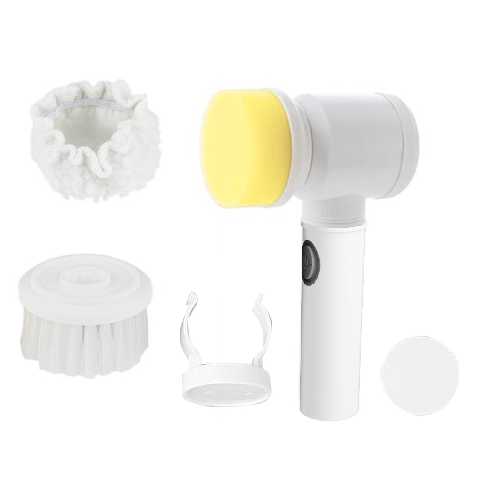 Ручная Электрическая Чистящая Щетка Power Scrubber Brush Беспроводная Чистящая Щетка Для Ванной Комнаты Кухни Бытовой Уборки