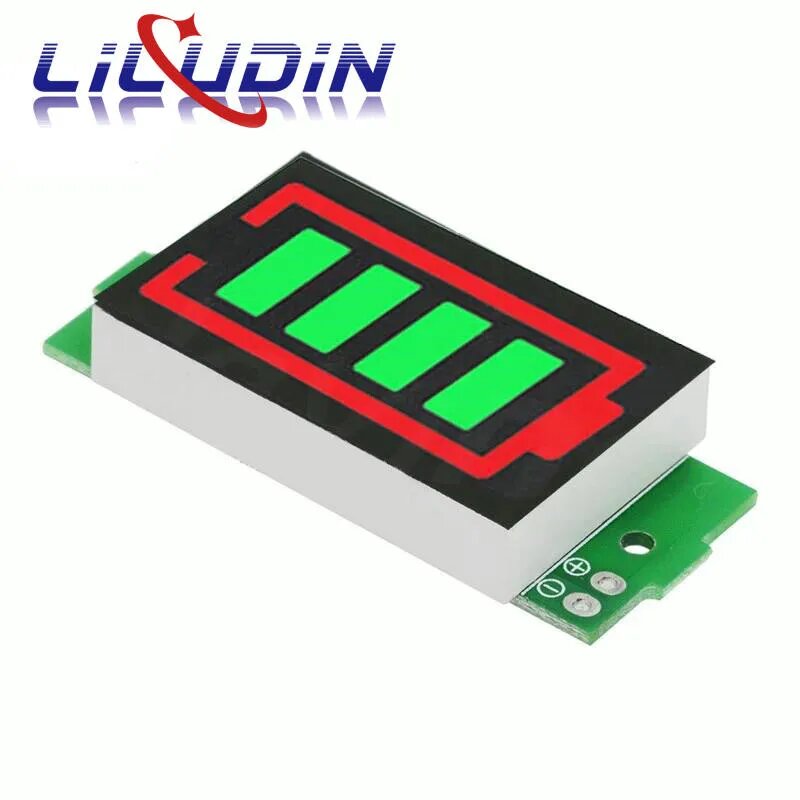 Liludin Индикатор заряда батареи 1-8S Green 20pcs