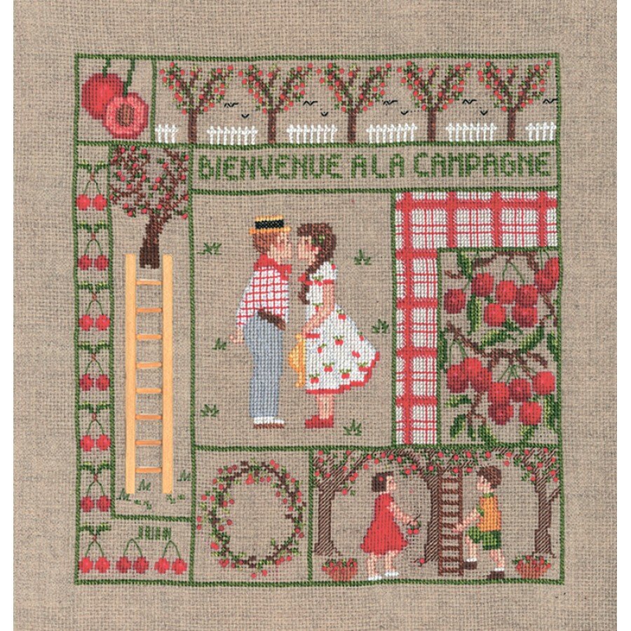 Набор для вышивания: BIENVENUE JUIN (Добро пожаловать Июнь)